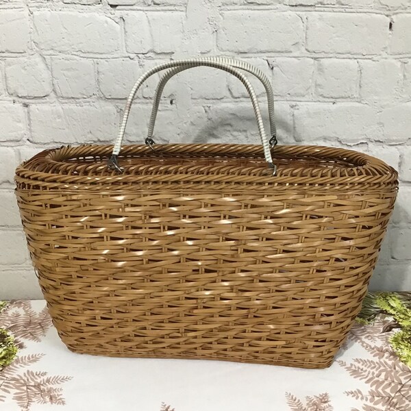 Wicker Handbag - Etsy