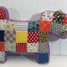 Vintage Patchwork Toy Puppy Dog Hand Stitched Kitschy Cute Nursery ...