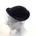 Vintage Blue Velvet Beaded Calot Hat With Netting Chaplet - Etsy