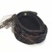 Vintage Tall Brown Felt Cossack Hat Feathers and Long Draped Netting ...