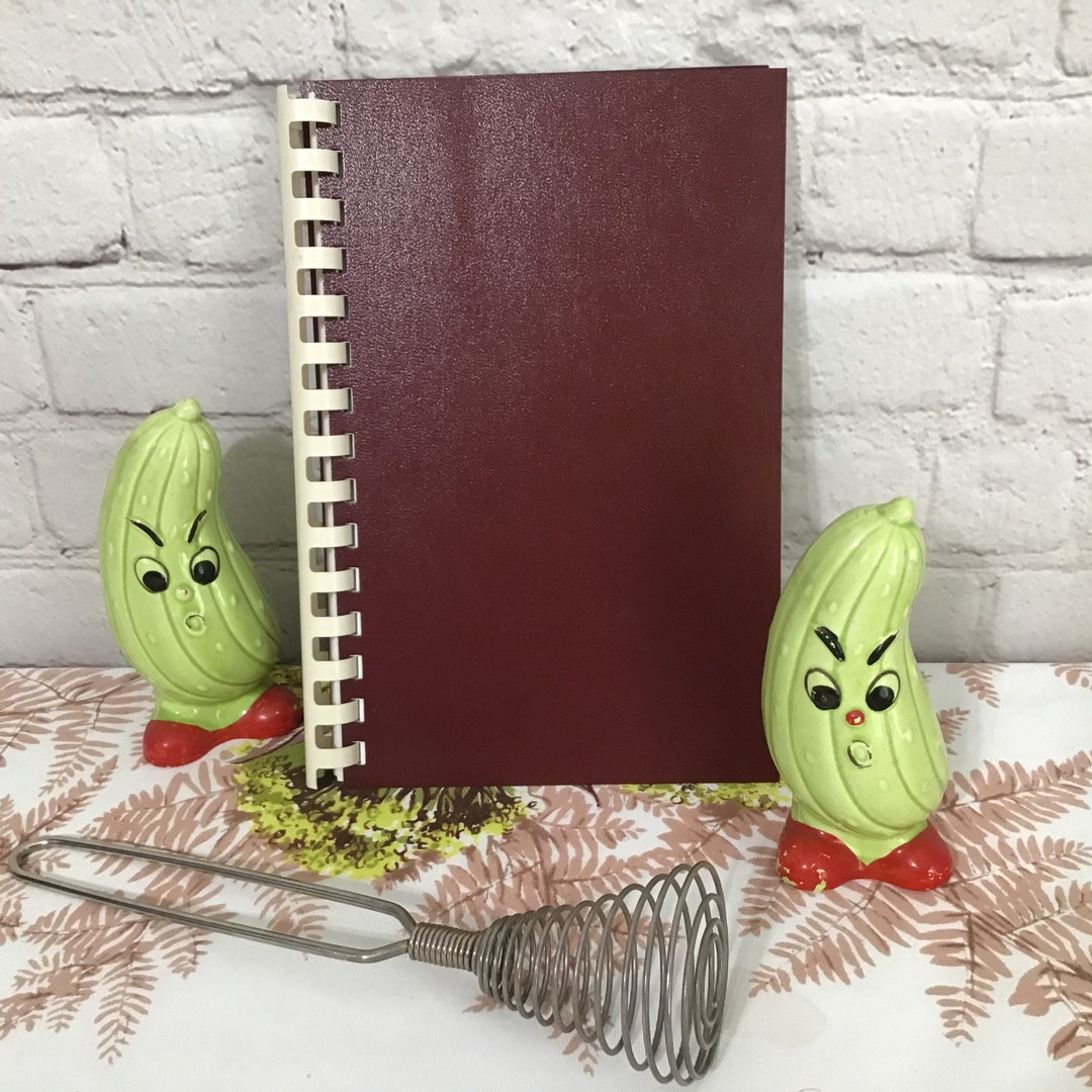 Vintage Spiral Bound Recipe Cook Book Albertina Family and Friends - Etsy