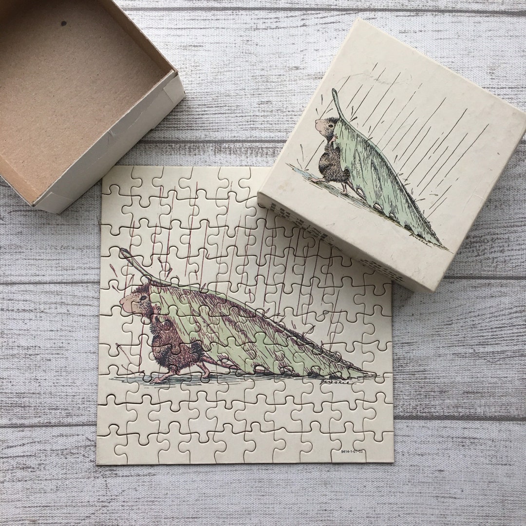 Vintage House Mouse Designs Mini 100 Piece Jigsaw Puzzle Made in the ...