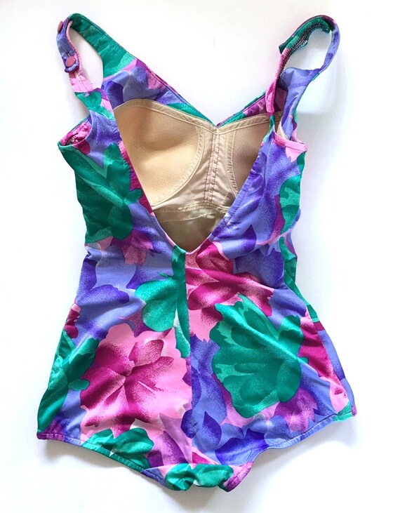 Vintage Pin Up Roxanne One Piece Swimsuit Bra Sized 1… - Gem
