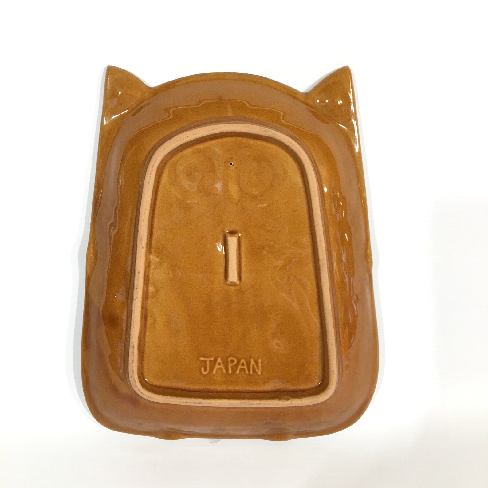 Vintage Wise Old Owl Ashtray Made in Japan Ceramic Brown Gold - Etsy