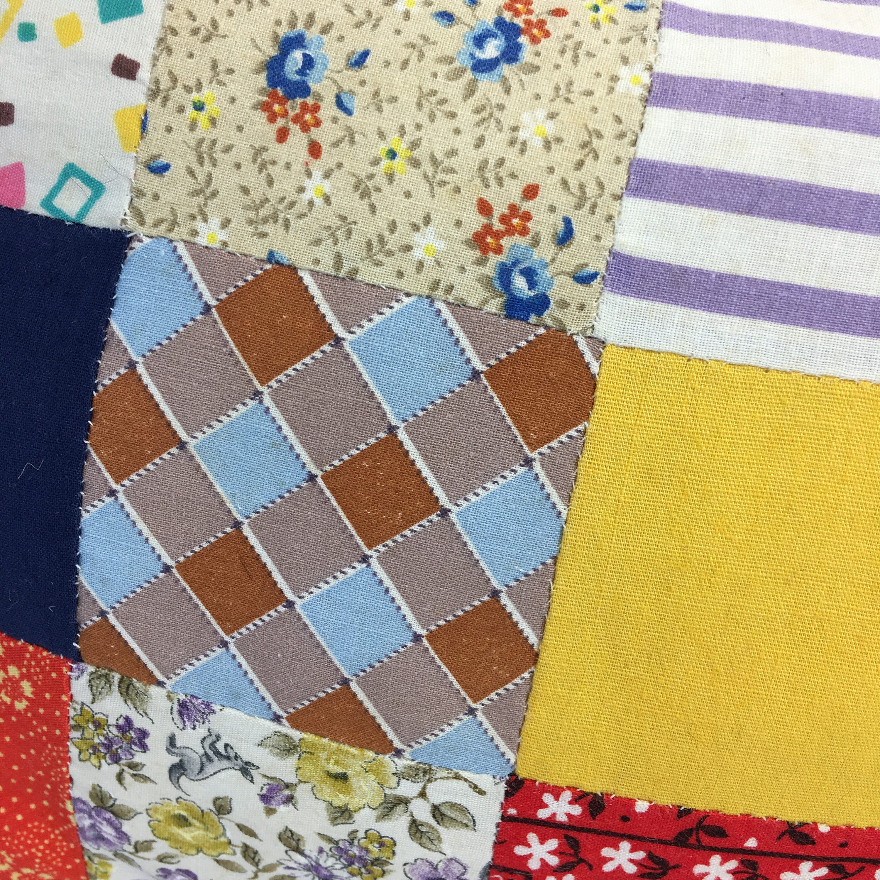 Vintage Patchwork Toy Puppy Dog Hand Stitched Kitschy Cute Nursery ...