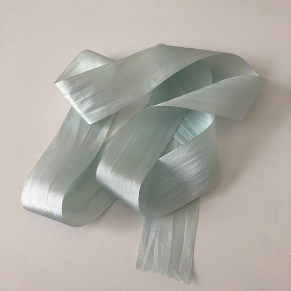 Blue Silk Ribbon - Etsy