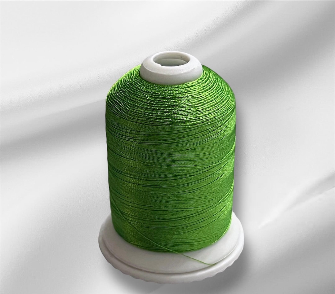 Durable Parrot Green Sewing Thread for Machine Embroidery 100% ...