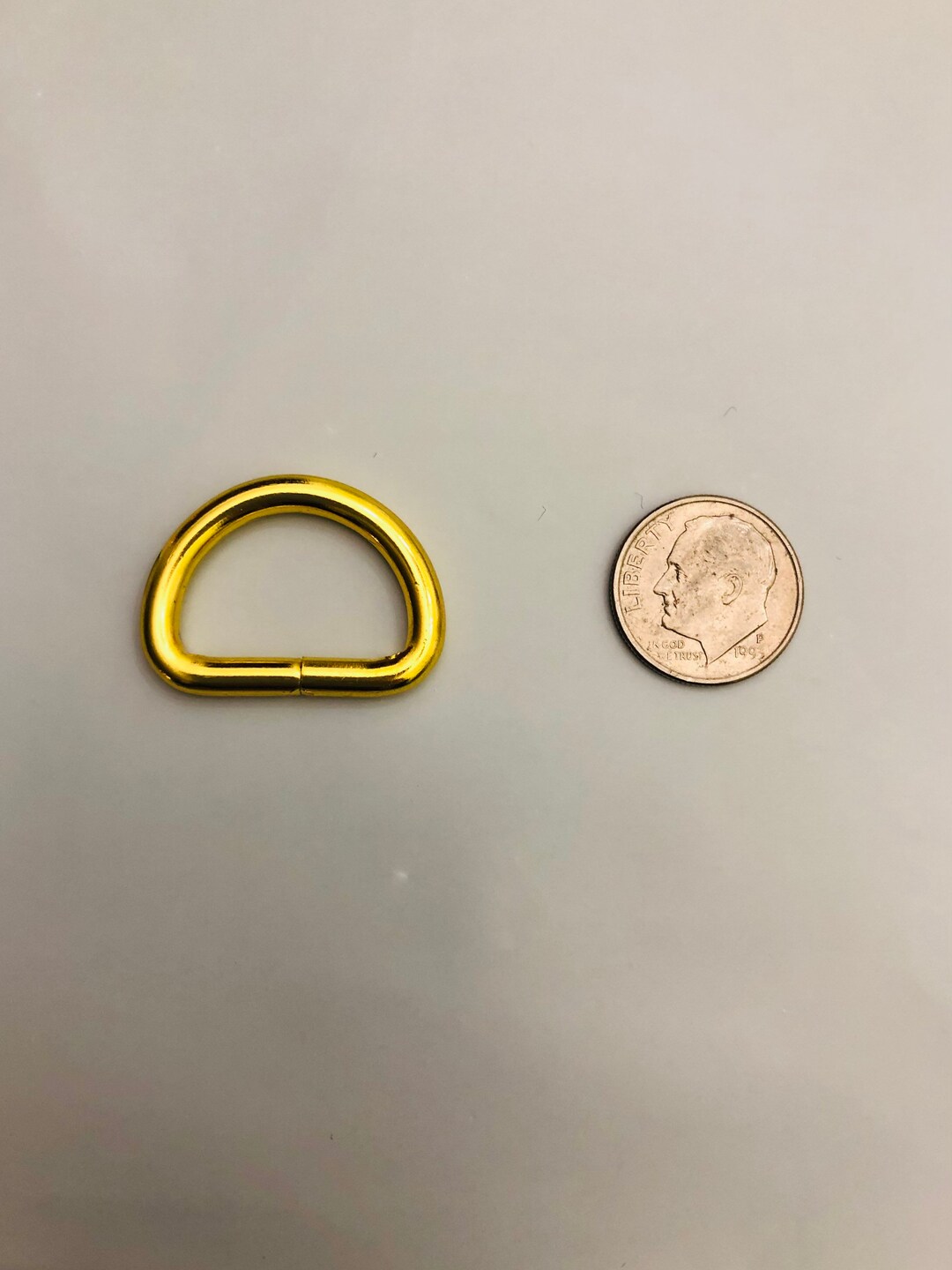 100 Gold Plated D Rings 3/4 Inch Non Welded - Etsy