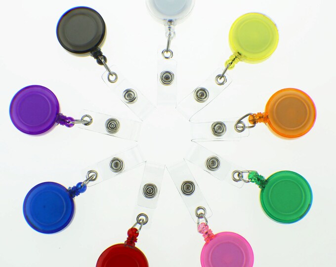 ON SALE 100 Blank Translucent Transparent ID Badge - Etsy