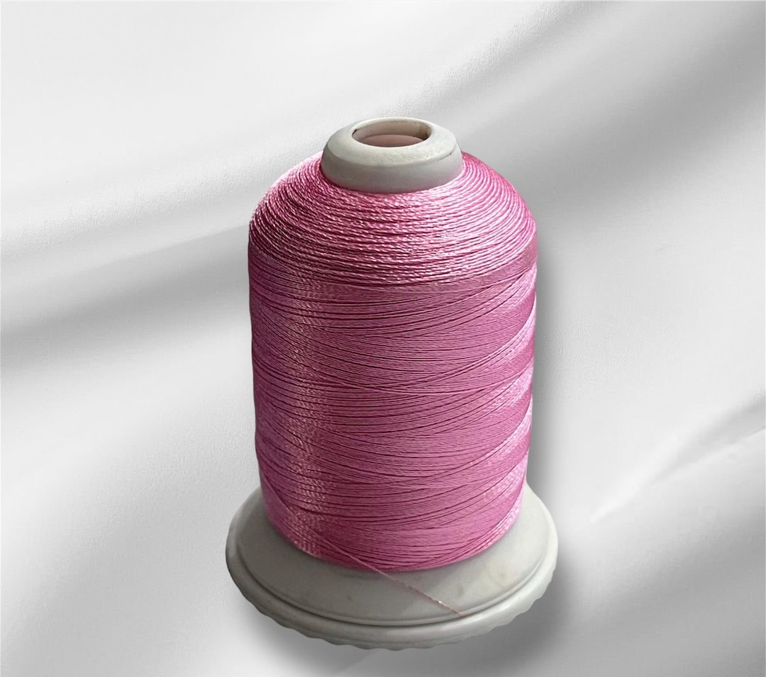 Durable Pastel Pink Sewing Thread for Machine Embroidery 100% Polyester ...