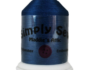 Navy Blue Embroidery | Etsy