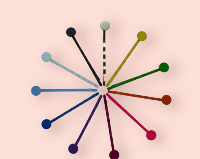 Mint Blue Colored Bobby Pins, Sky Blue Accessories, Light Blue Bobby ...