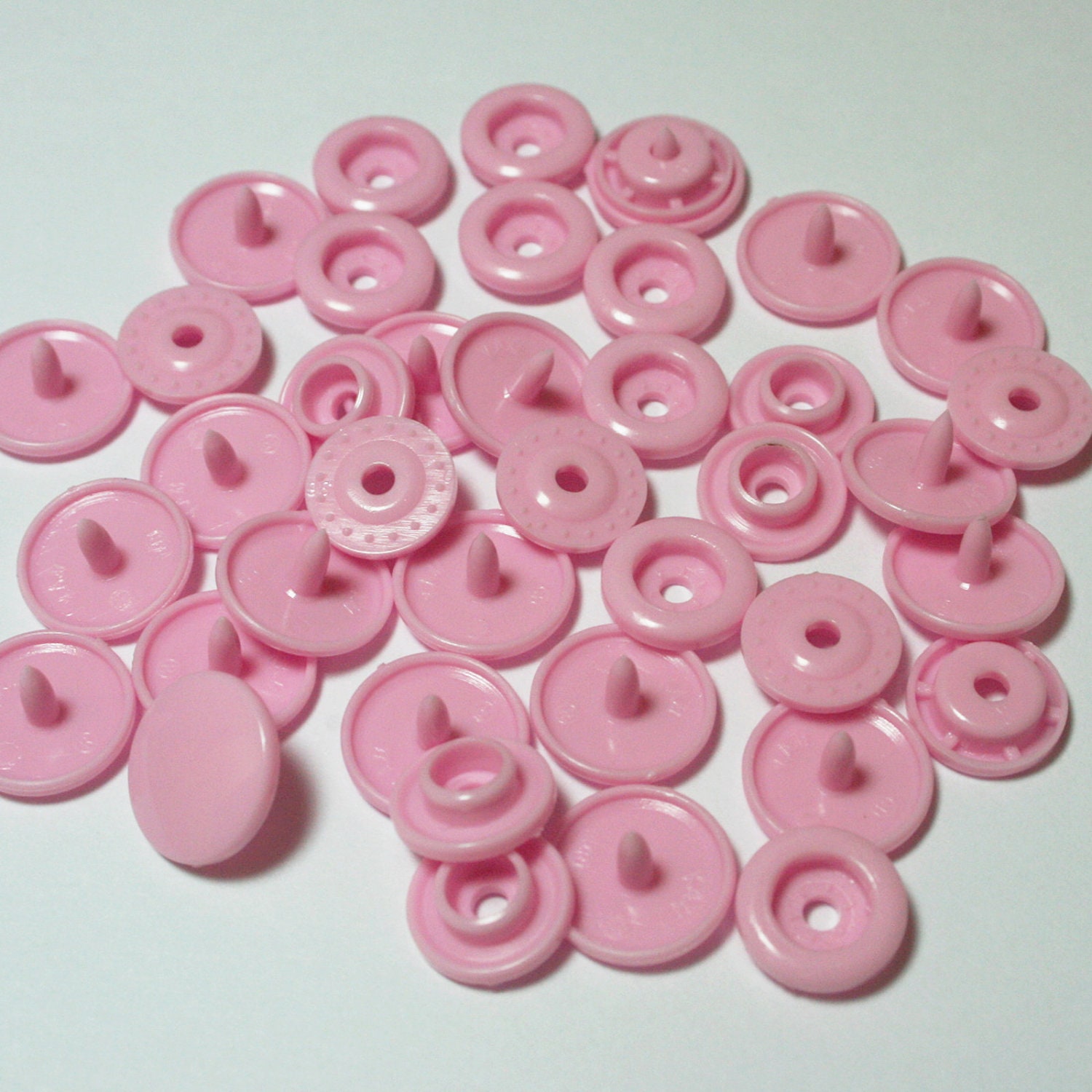 100 Sets Medium Pink B-57 KAM Plastic Resin Snaps for - Etsy