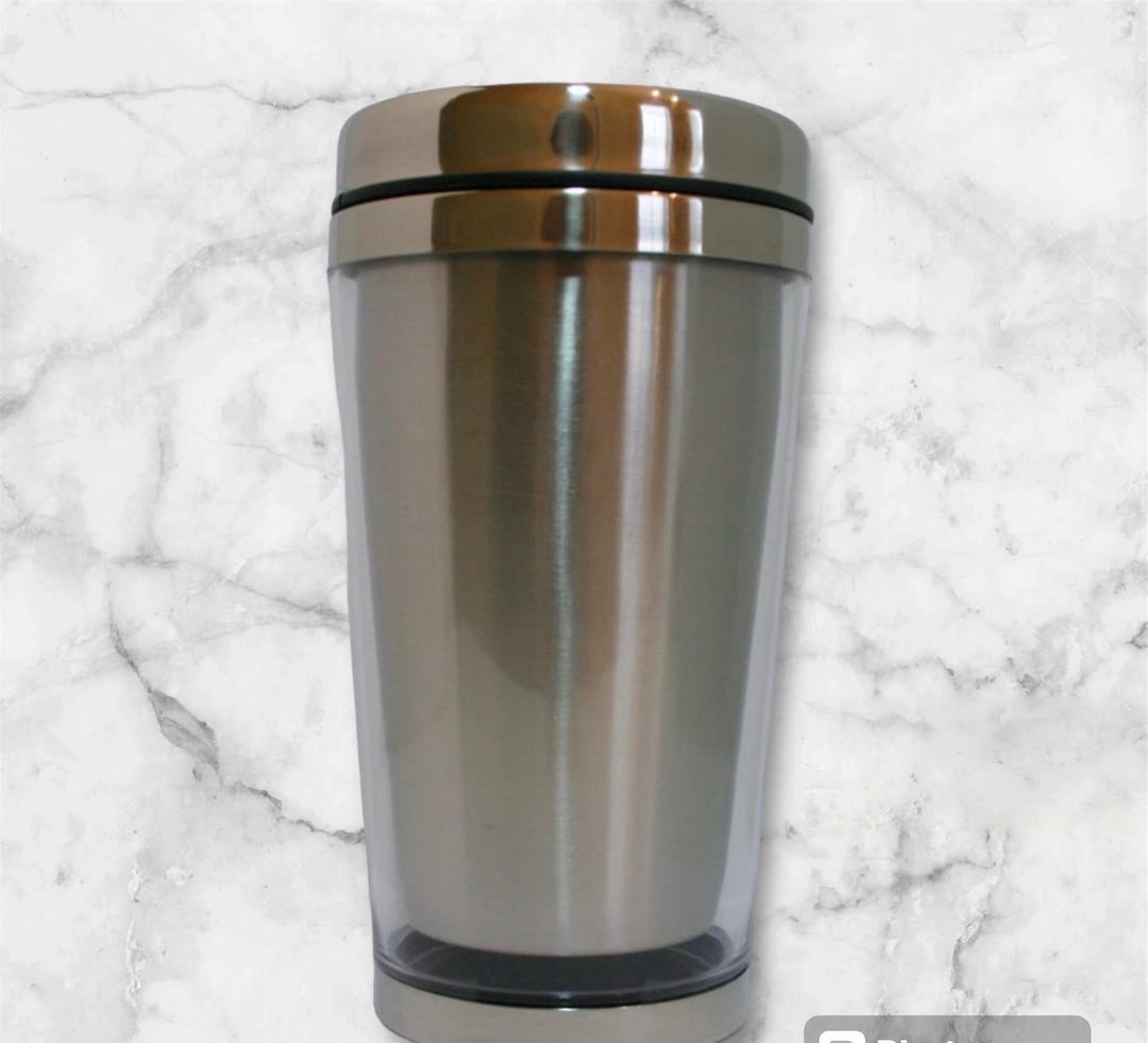 10 Personalized 16oz Insulated Photo Mug for Travel, Hot/cold Drinks ...