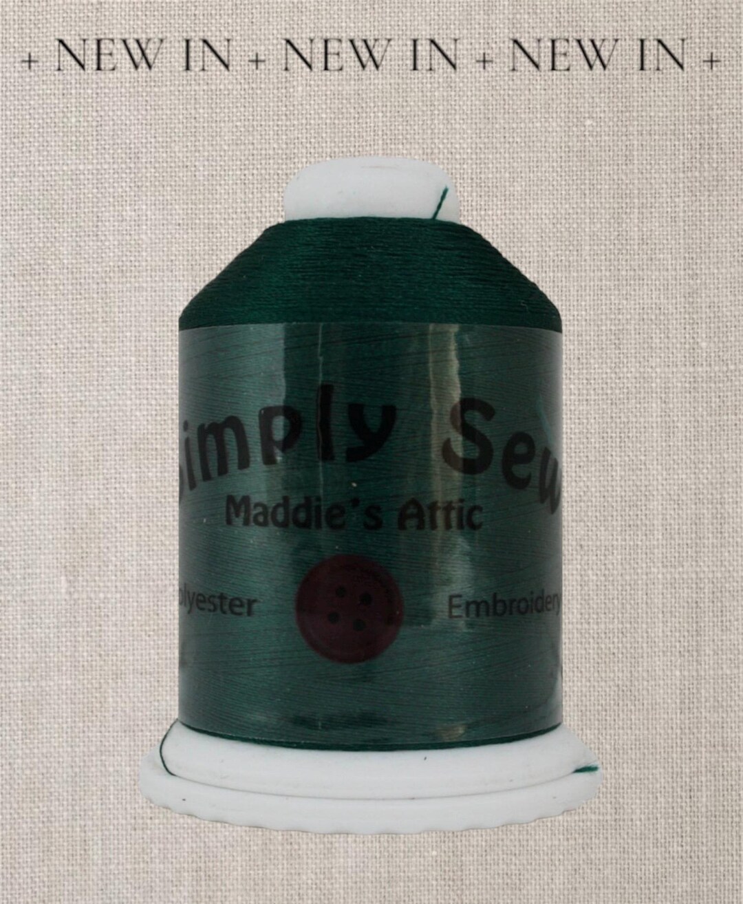 Durable Hunter Green Sewing Thread for Machine Embroidery 100% ...