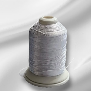 White Embroidery Thread 40wt Polyester Sewing Thread Spool 1000m ...