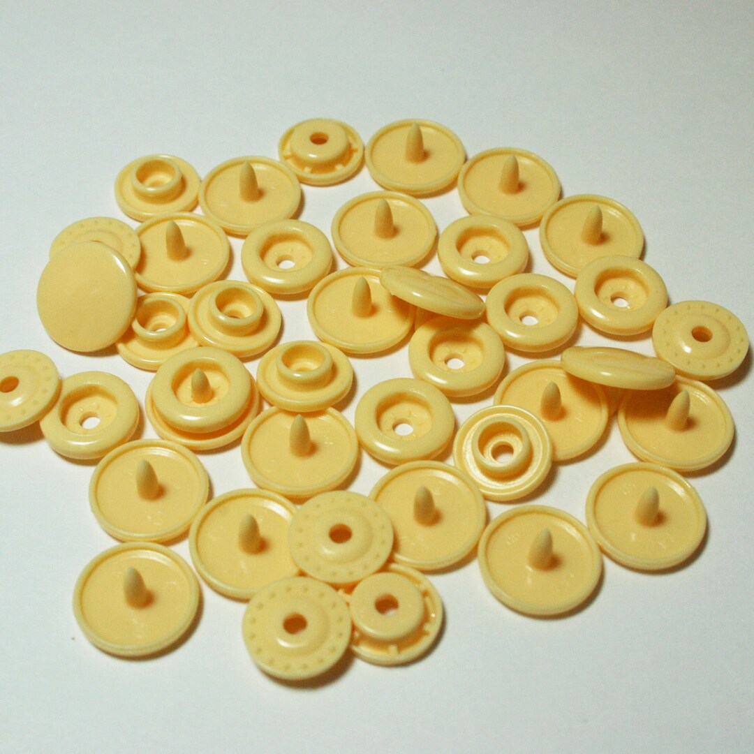 KAM Snaps Sets Ivy B-53 Plastic Resin Snaps for Crafts, Baby, Clothes ...