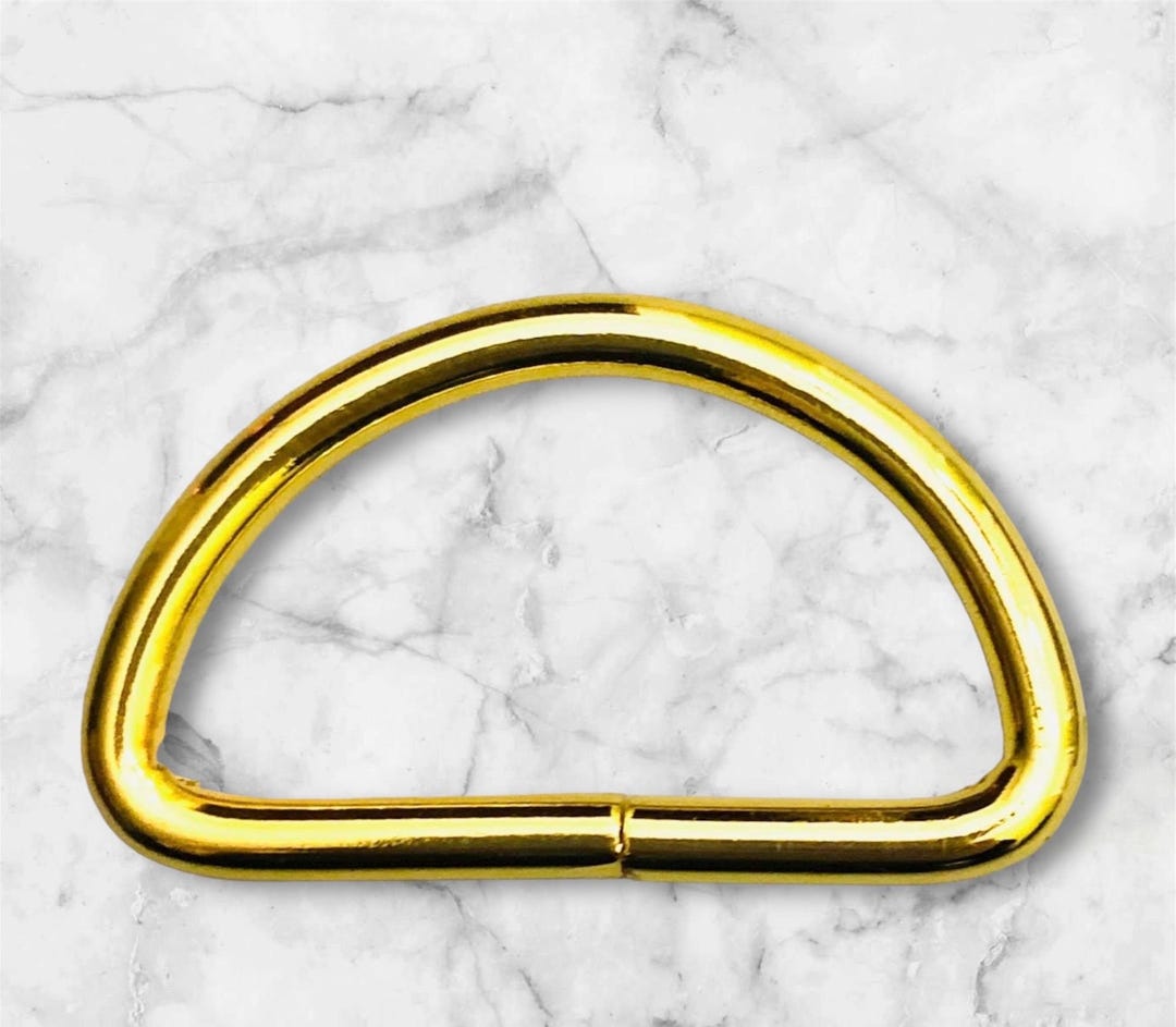 Gold Plated D Rings Hardware 100 Nonwelded 1 1/2" Inch for Belts ...