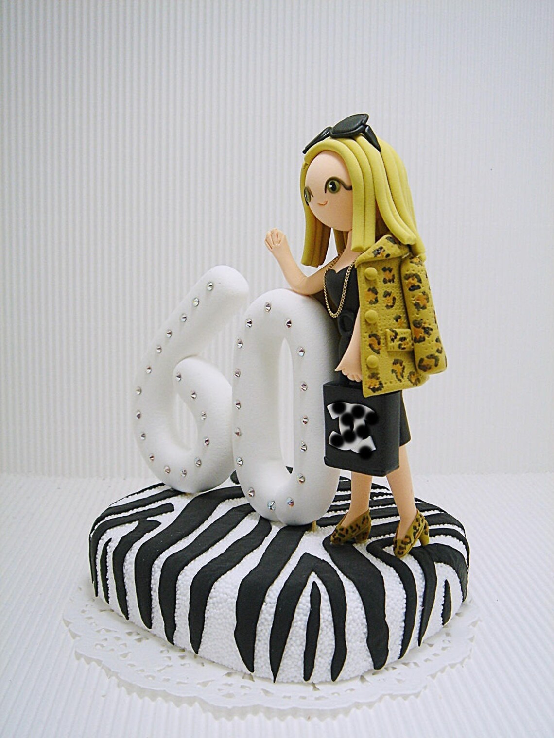 60th Birthday Custom Cake Topper Handmade - Etsy