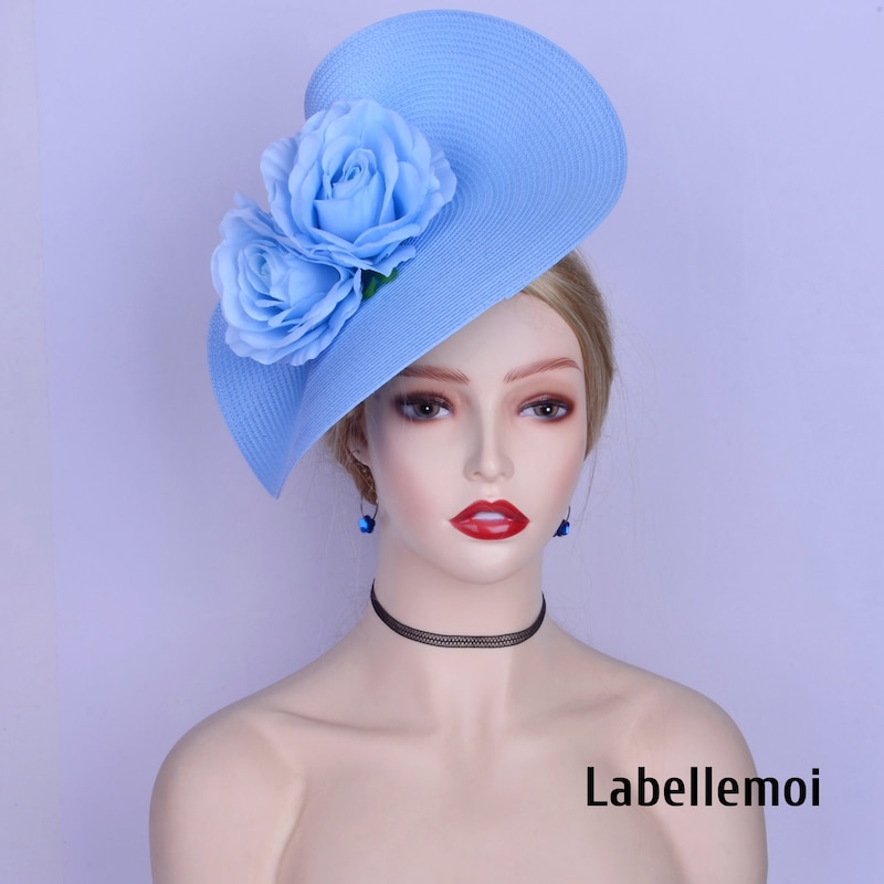 Light Blue Derby Hat - Etsy
