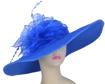 Royal Blue Ladies Hat - Etsy