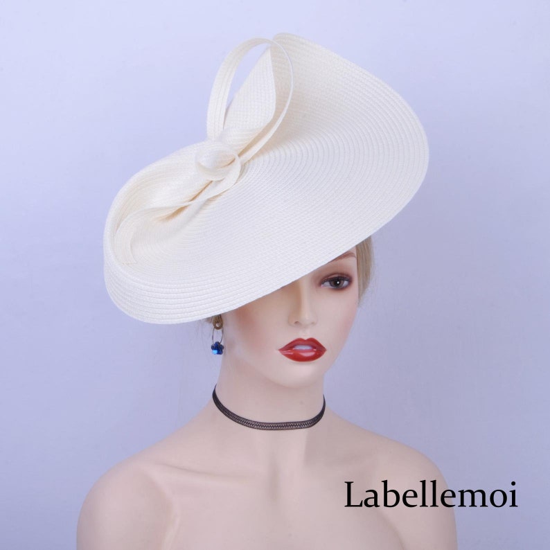 Exclusive Turquoise Blue Fascinator Large Saucer Hatinator | Etsy