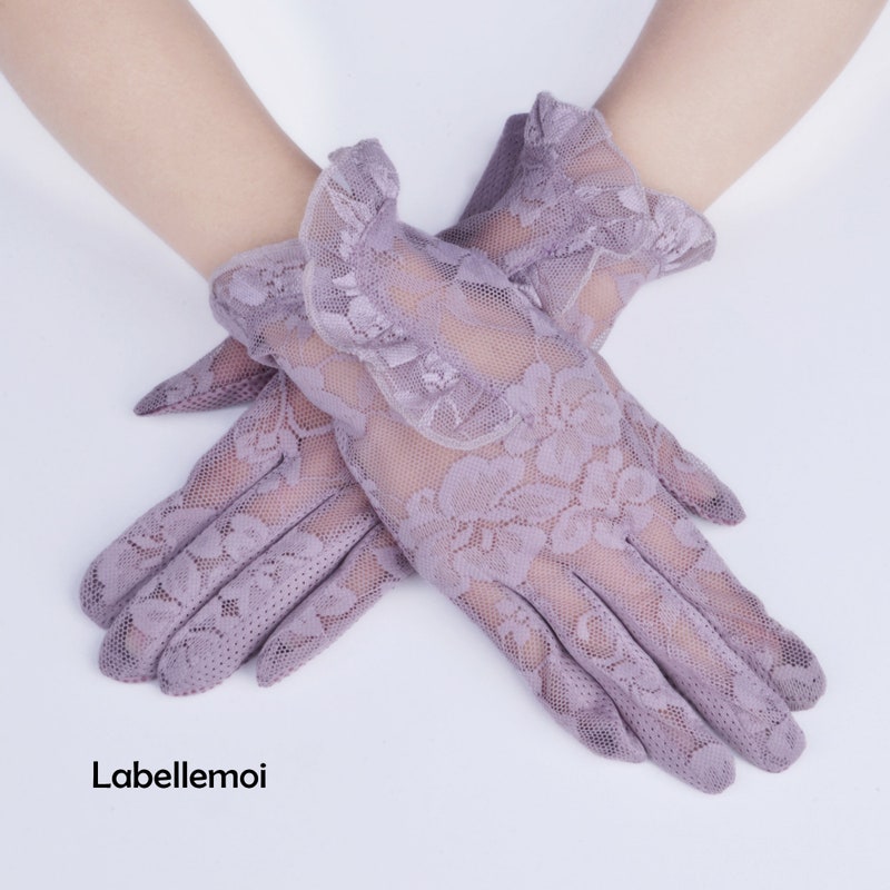 Ivory Lace Gloves - Etsy