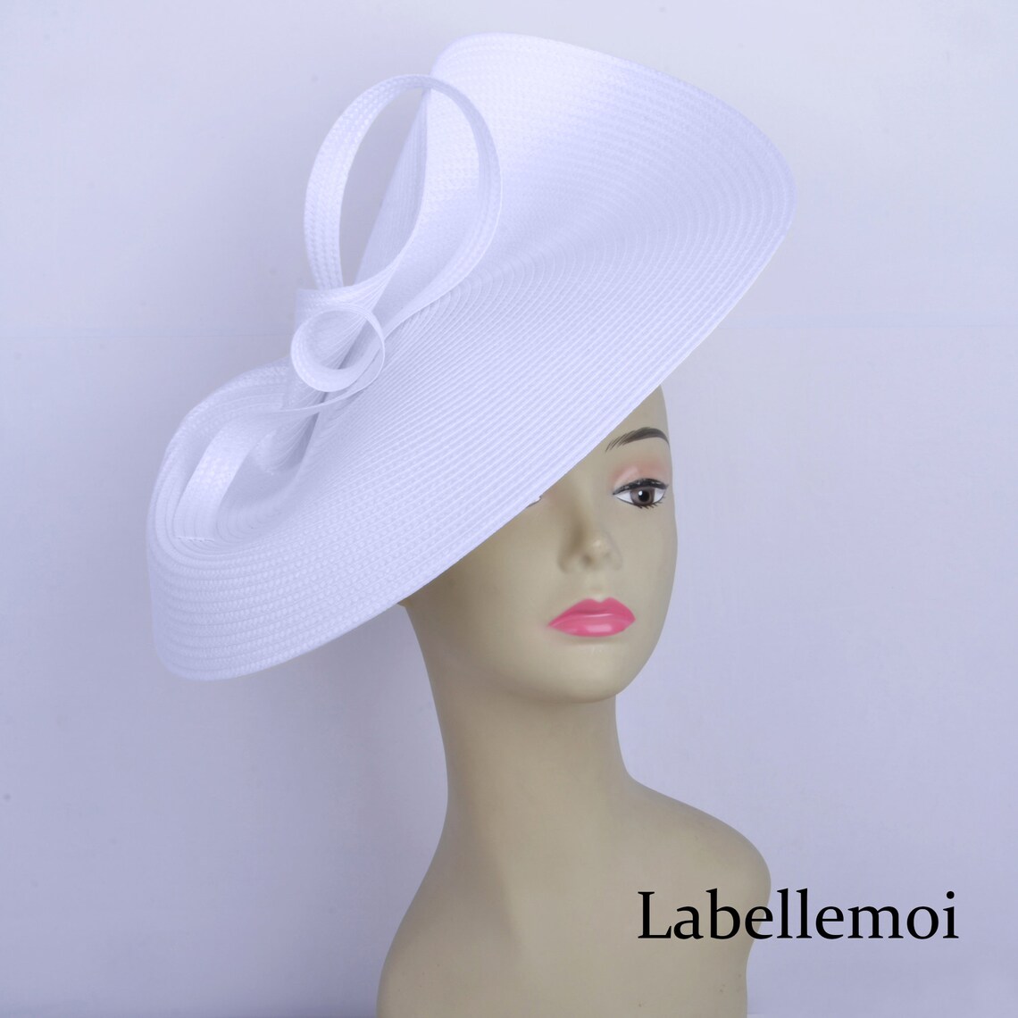 Exclusive Jade Green fascinator large saucer hatinator Church | Etsy