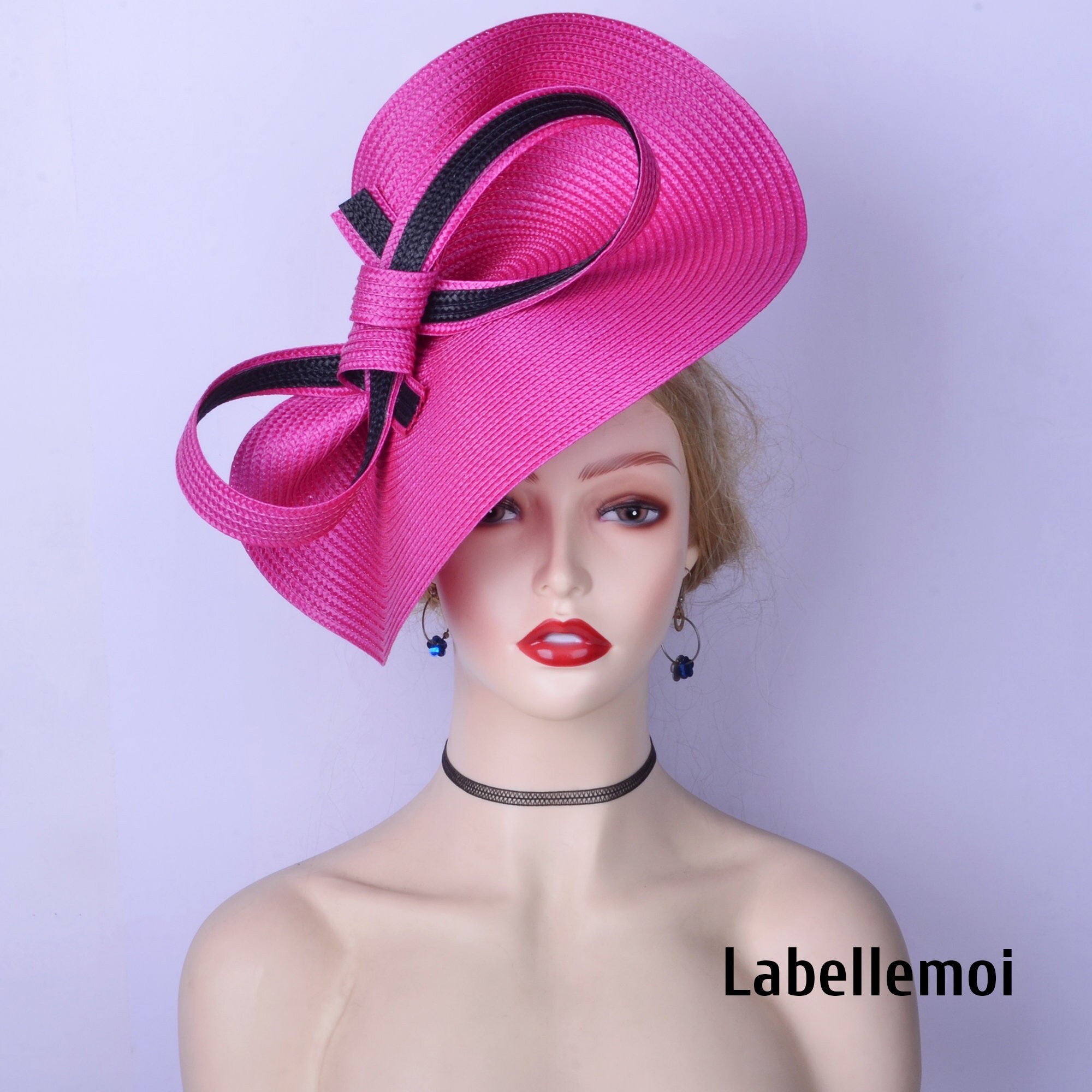 New Rusty/ivory Fascinator Two Tone Burnt Orange Large Saucer Hatinator ...