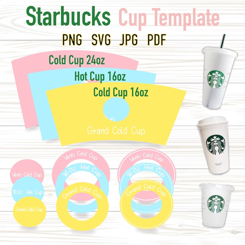 Starbucks Template - Etsy