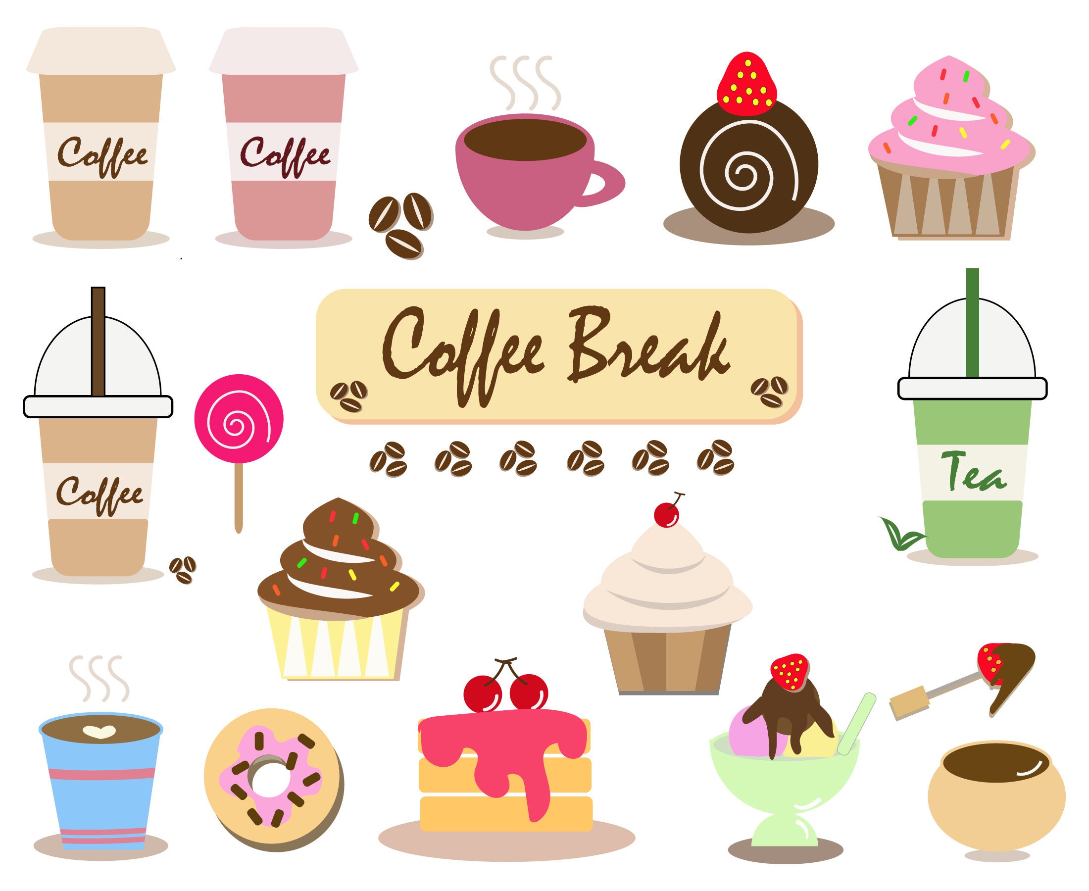 Coffee Break Clip Art
