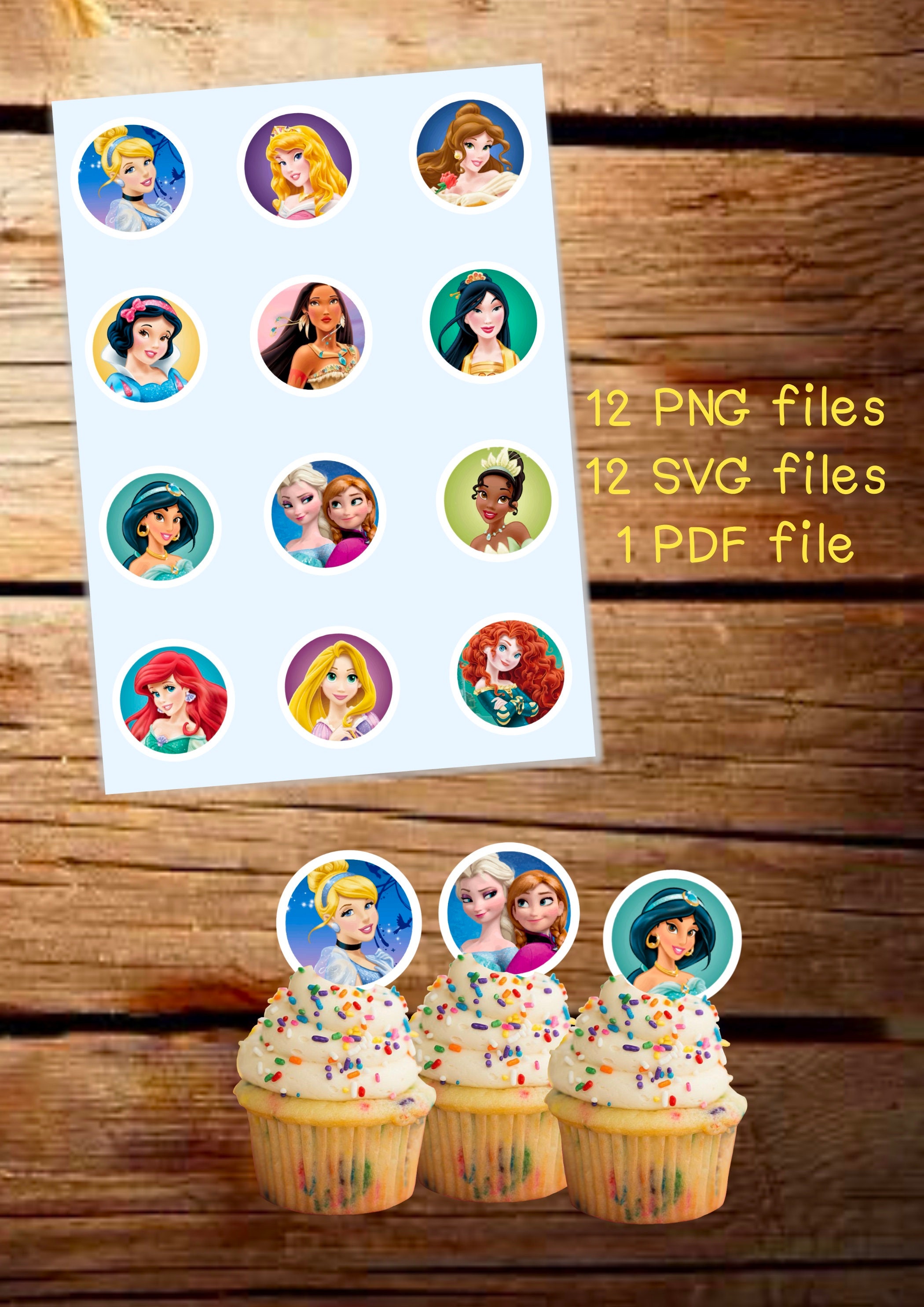 Disney Princess Die Cuts