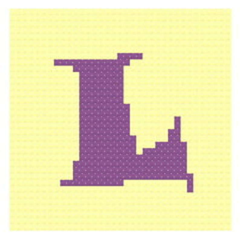 A to Z Alphabet Graph Pattern - Etsy