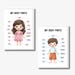 My Body Parts Posters for Kids – Cute Educational Charts for Boys and ...
