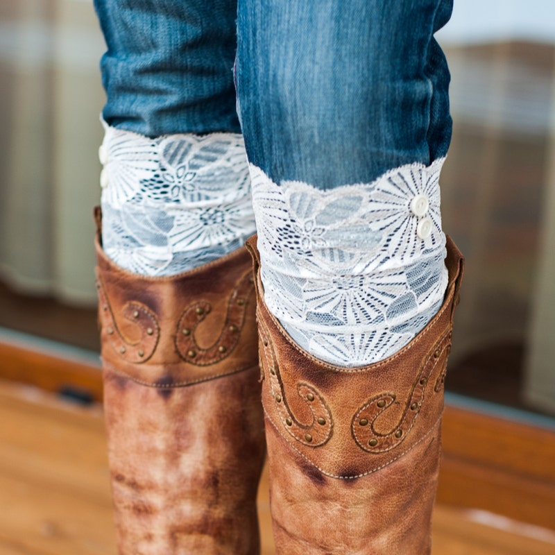 Lace Boot Cuffs - Etsy