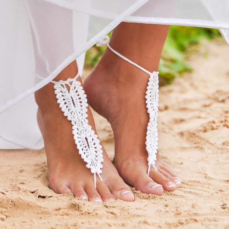 Emily Crochet Barefoot Sandals PATTERN (PDF) - Etsy