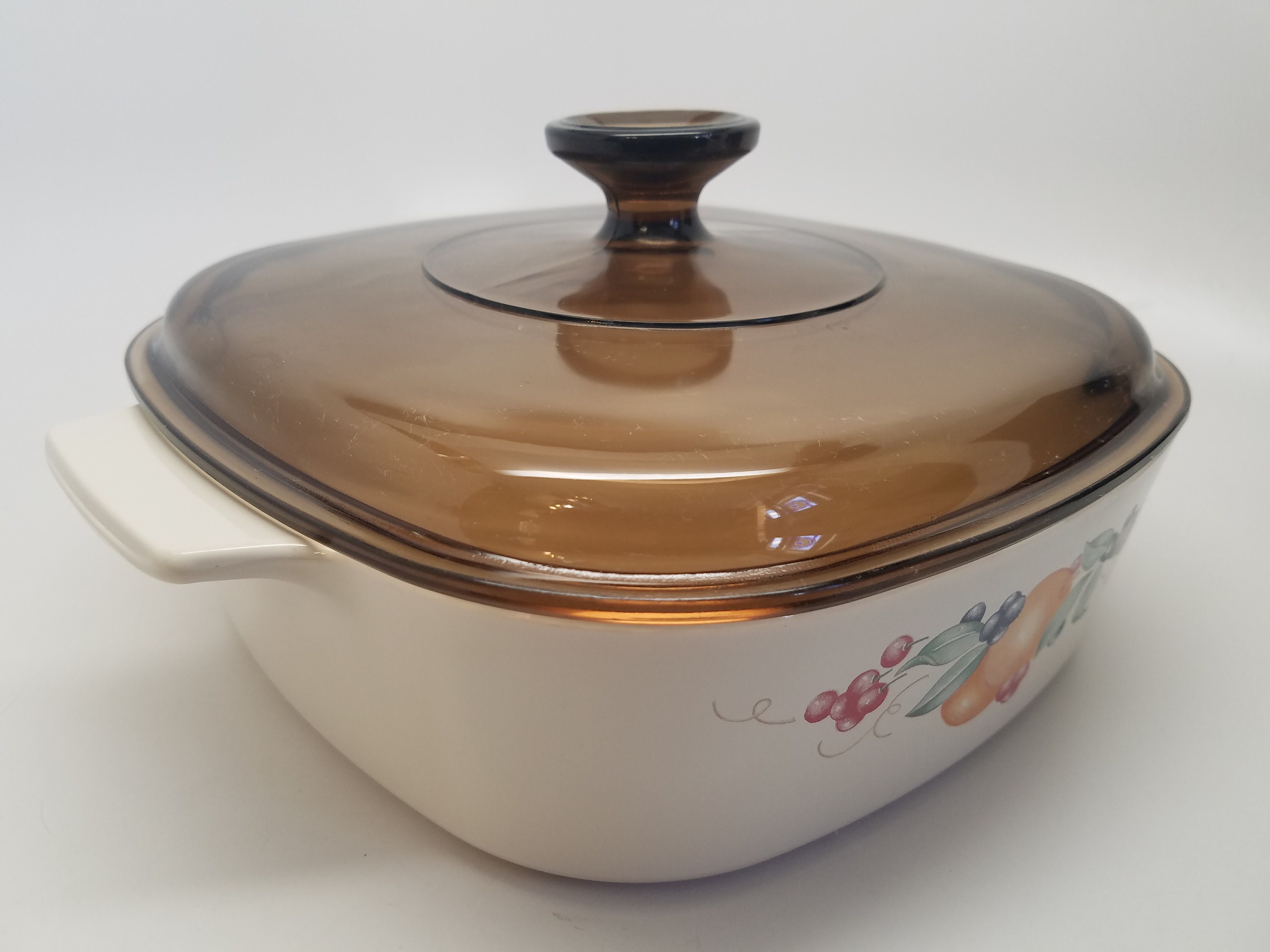 Corning ware abundance casserole dish 2 quart Casserole with | Etsy