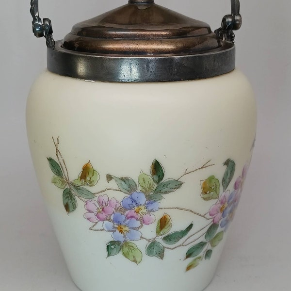 Antique Biscuit Jar - Etsy