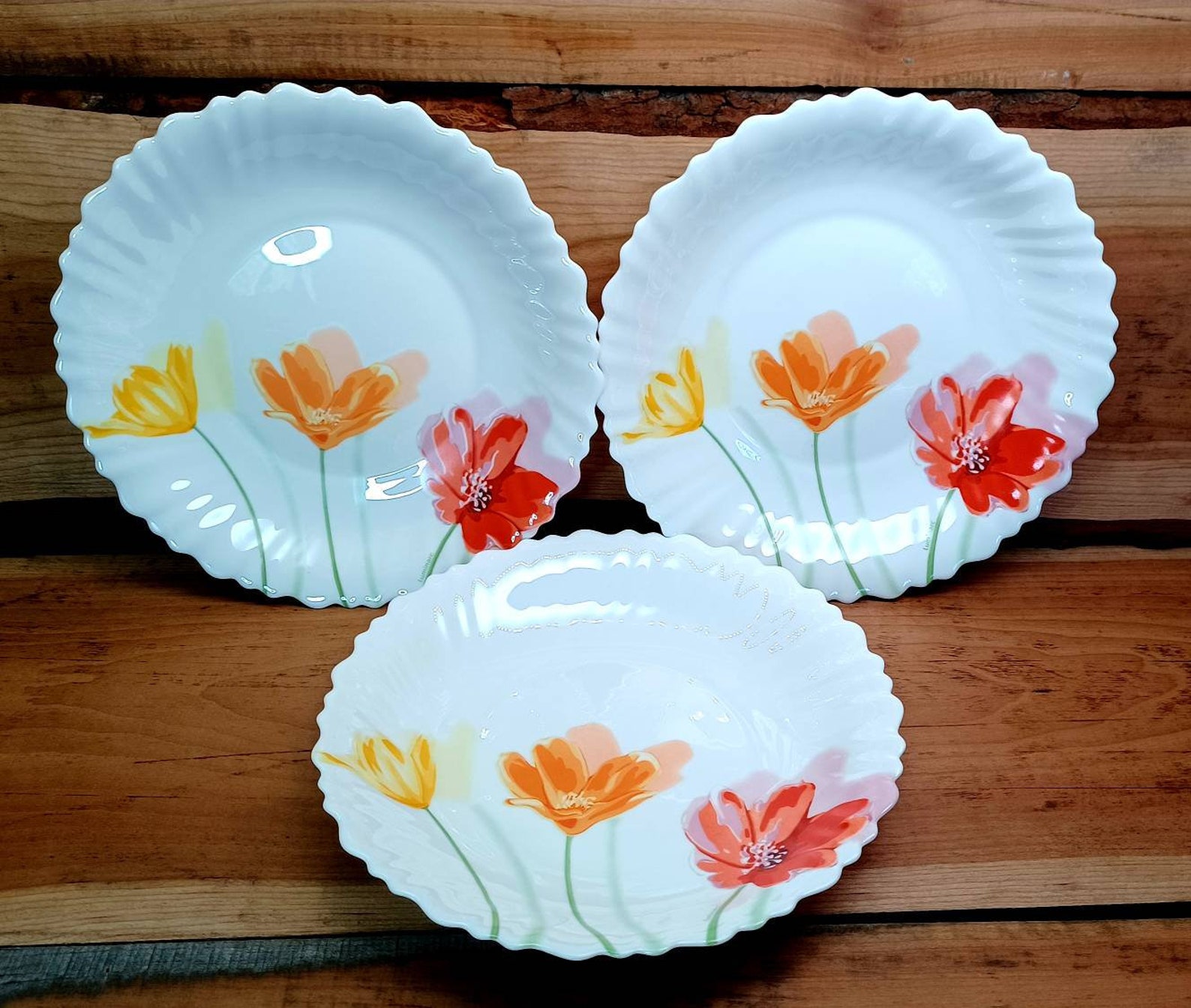 Luminarc France Floral Dinnerware Made in France Dinnerware Luminarc ...