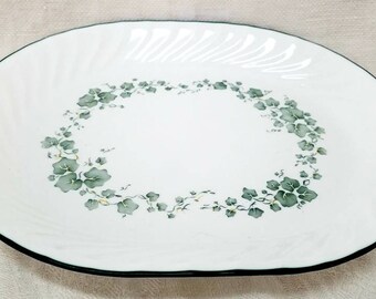 12 Serving Platter Corelle callaway Green Ivy - Etsy