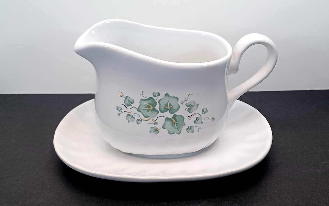 Corelle Callaway Gravy Boat With Underplate Holds 2 Cups - Etsy