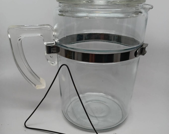Vintage Pyrex Percolator Coffee Pot 9 Cup, 7759 B Vintage Pyrex Maker ...