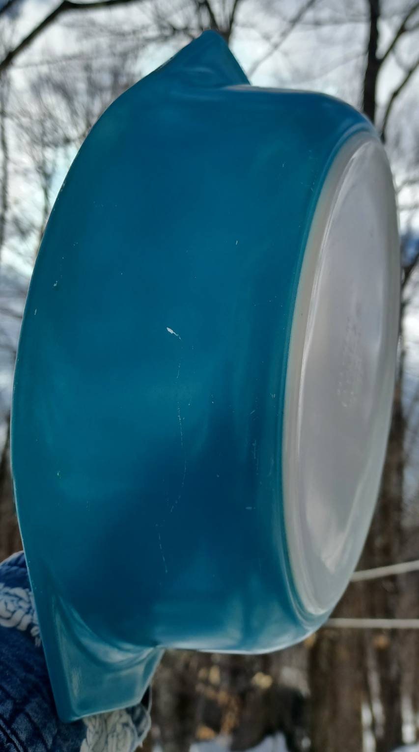 Vintage Pyrex Midnight Bloom Lid 1 1/2 Quart Casserole Dish With Lid ...