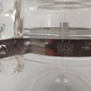 Vintage Pyrex Coffee Pot Pyrex 6 Cup Percolator Vintage Glass ...