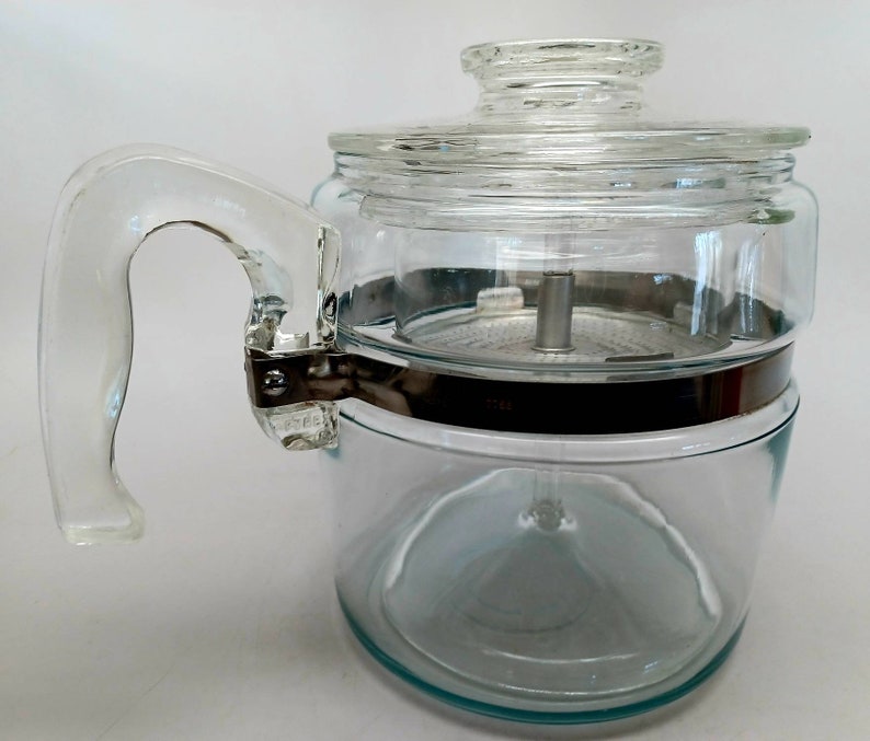 Vintage Pyrex Coffee Pot 6 Cup Pyrex Percolator Glass | Etsy