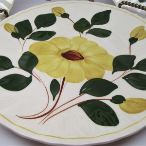 Blue Ridge Pottery, Nocturne Yellow 8 1/2" Salad Plates Set of 4 ...