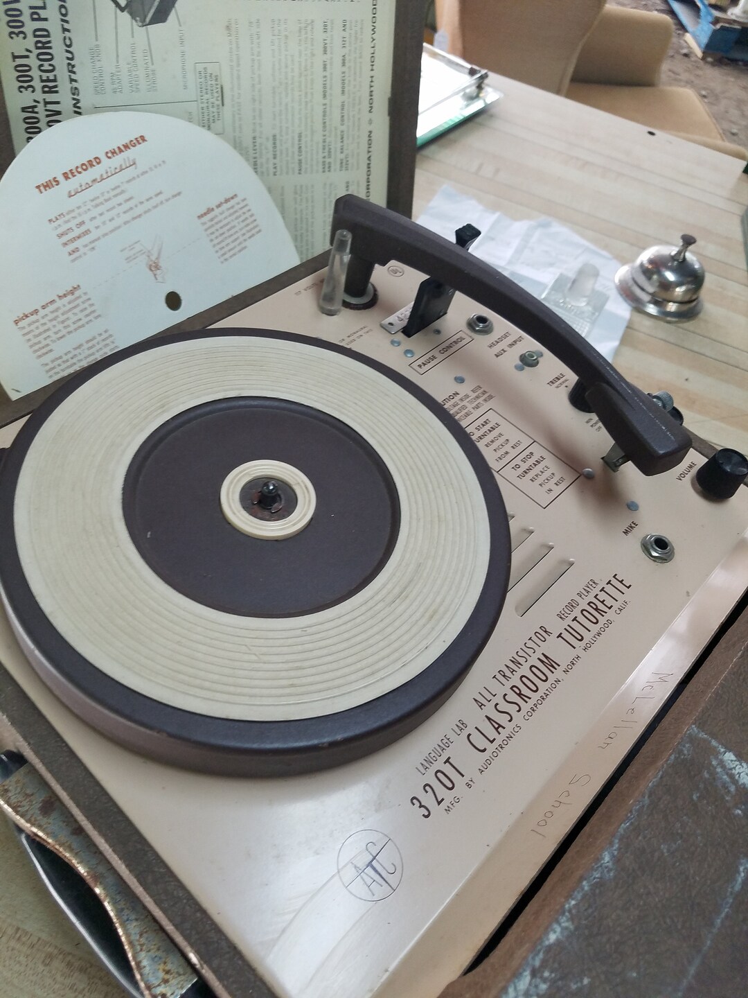 Vintage Audiotronics Record Player Fantastic Working Condition Vintage ...