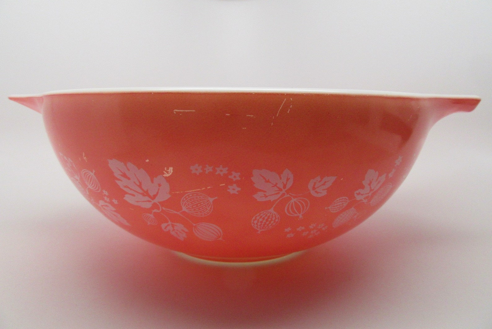 Vintage Pyrex PINK GOOSEBERRY Nesting Bowl Pink Pyrex Large - Etsy