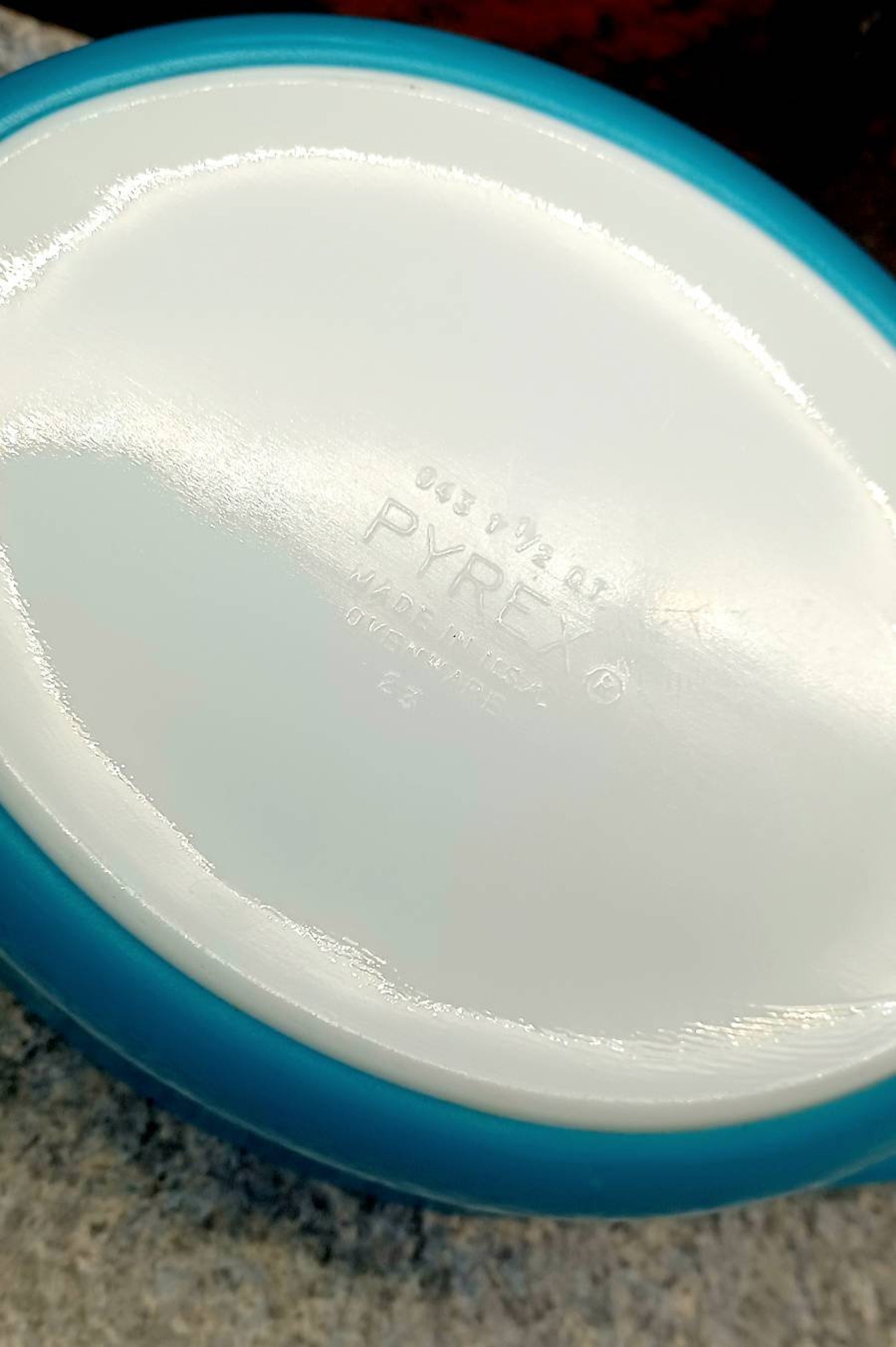 Vintage Pyrex Midnight Bloom Lid 1 1/2 Quart Casserole Dish With Lid ...