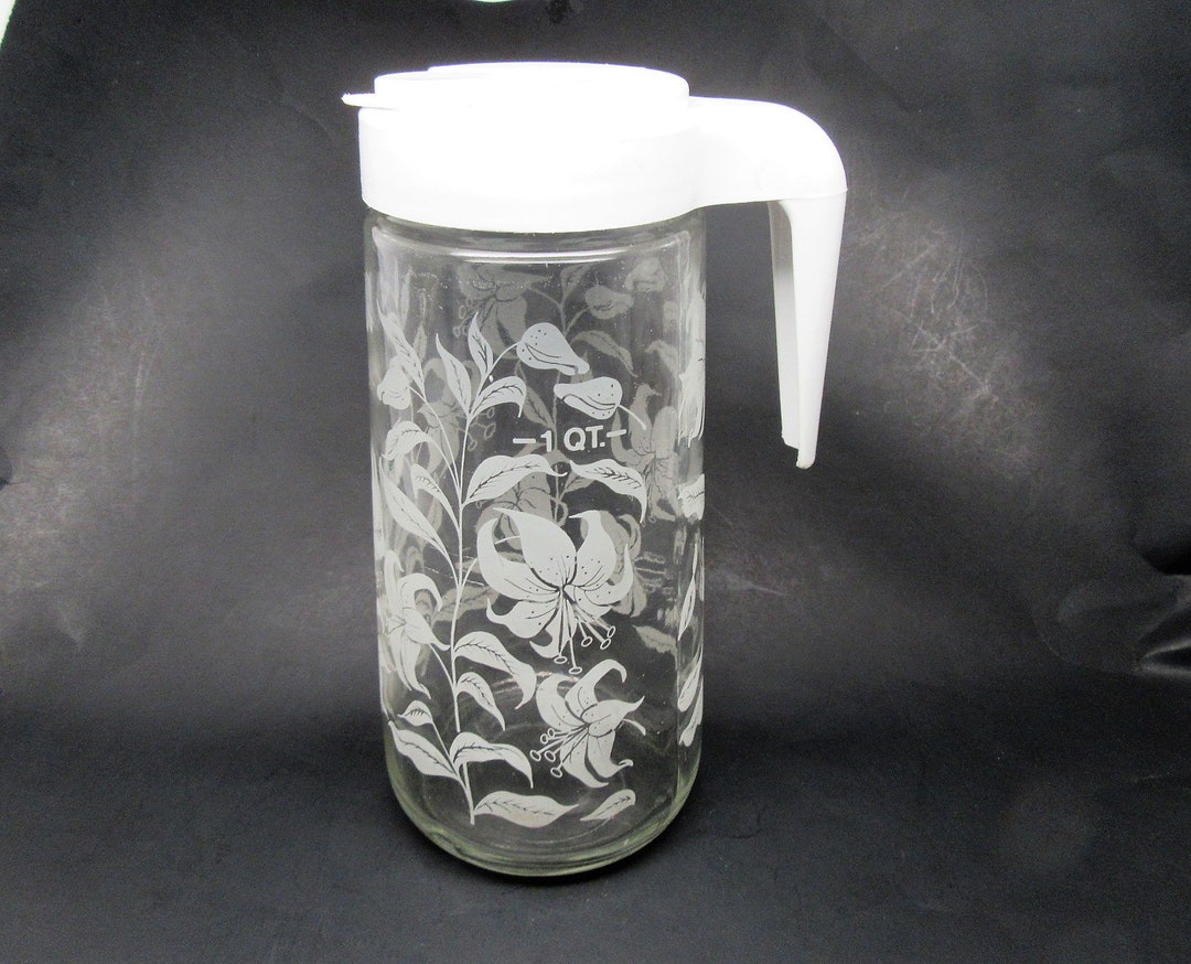 Vintage Tang Juice Jug 1 Quart Juice Jar Vintage Juice Jar Glass Juice ...